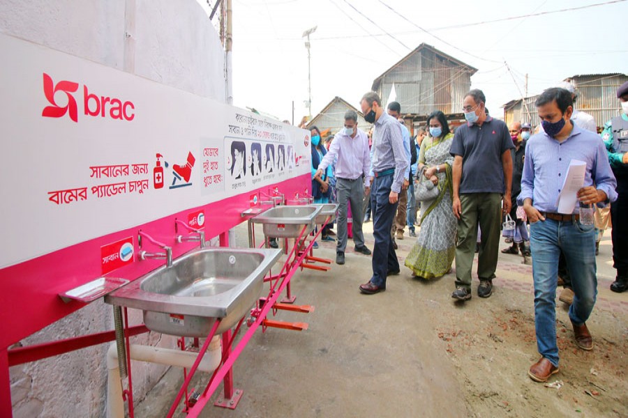 Community toilet in slums improves living standard