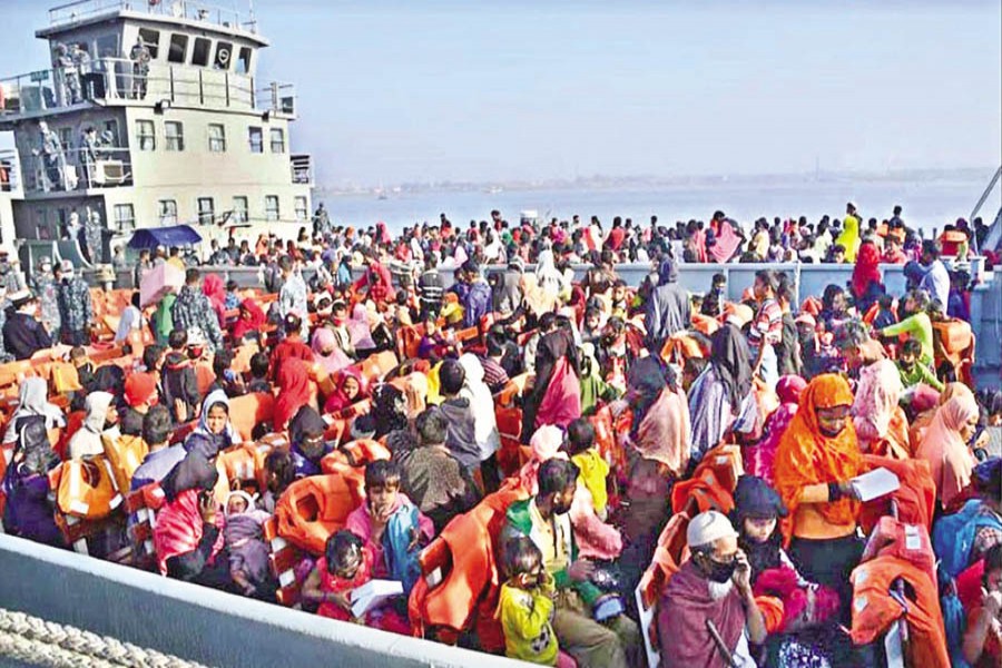 More Rohingya sent to Bhasan Char