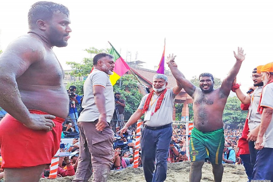 Bagha Sharif secures hat-trick Boli Khela win