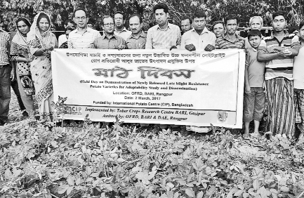 Scientists focus on expansion of BARI-released potato farming